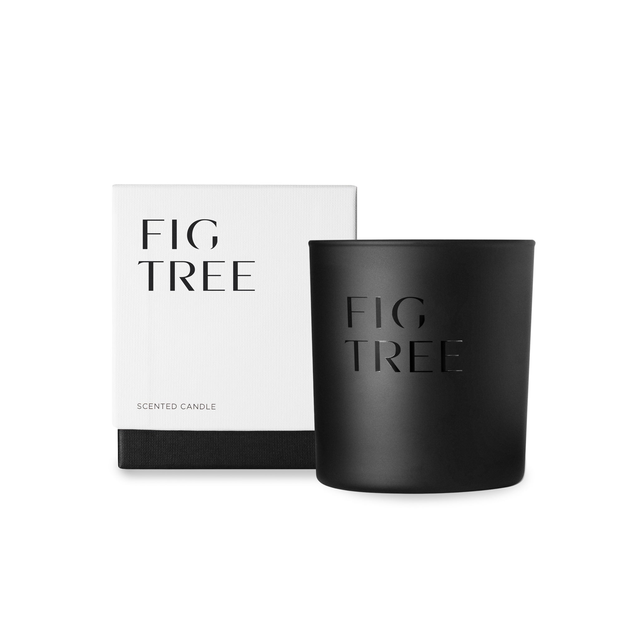 Fig Tree Scented Candle | 8 oz | Non-Toxic and Clean | 100% natural soy ...